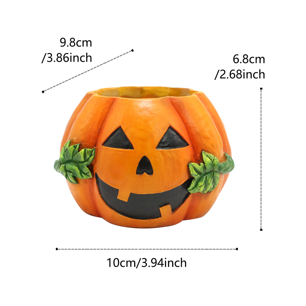 1pc halloween pumpa blomkruka spökfestival dekorat... – Grandado