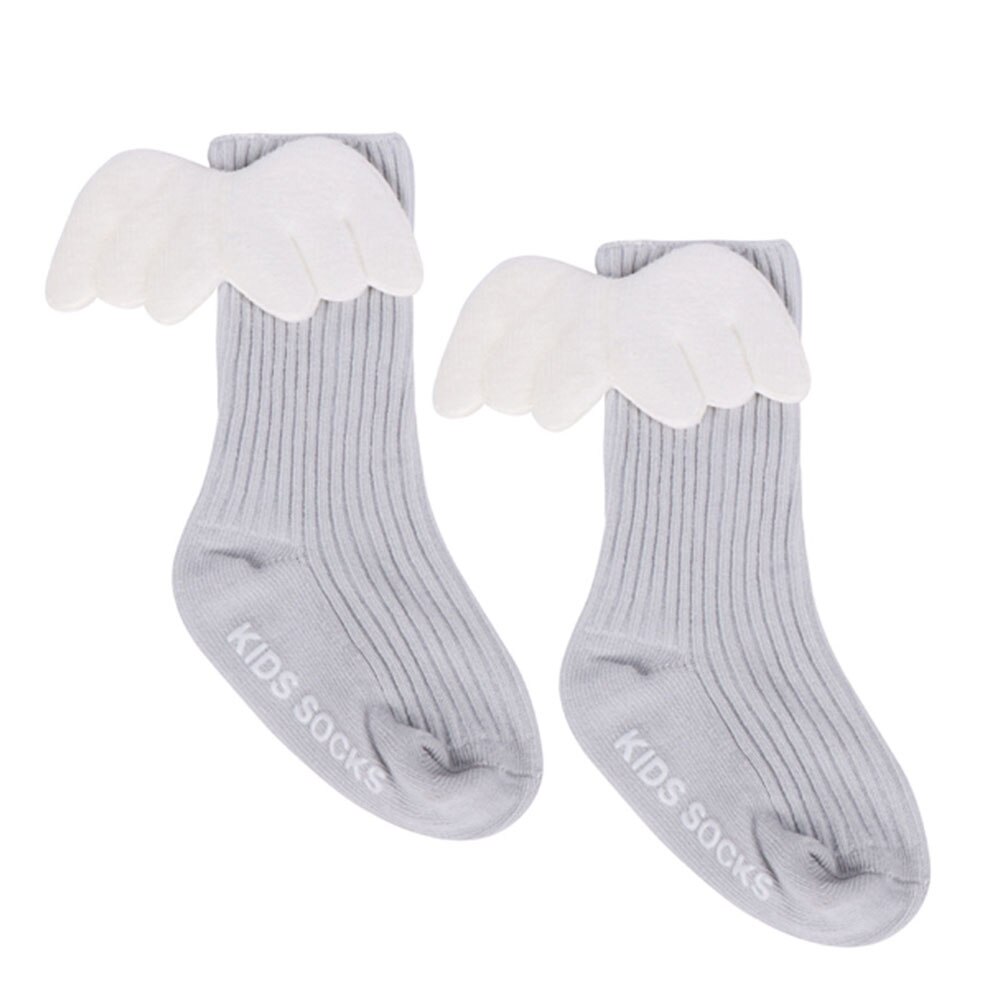 3D Wings Baby Socks Anti Slip High Socks Soft Brea... – Grandado