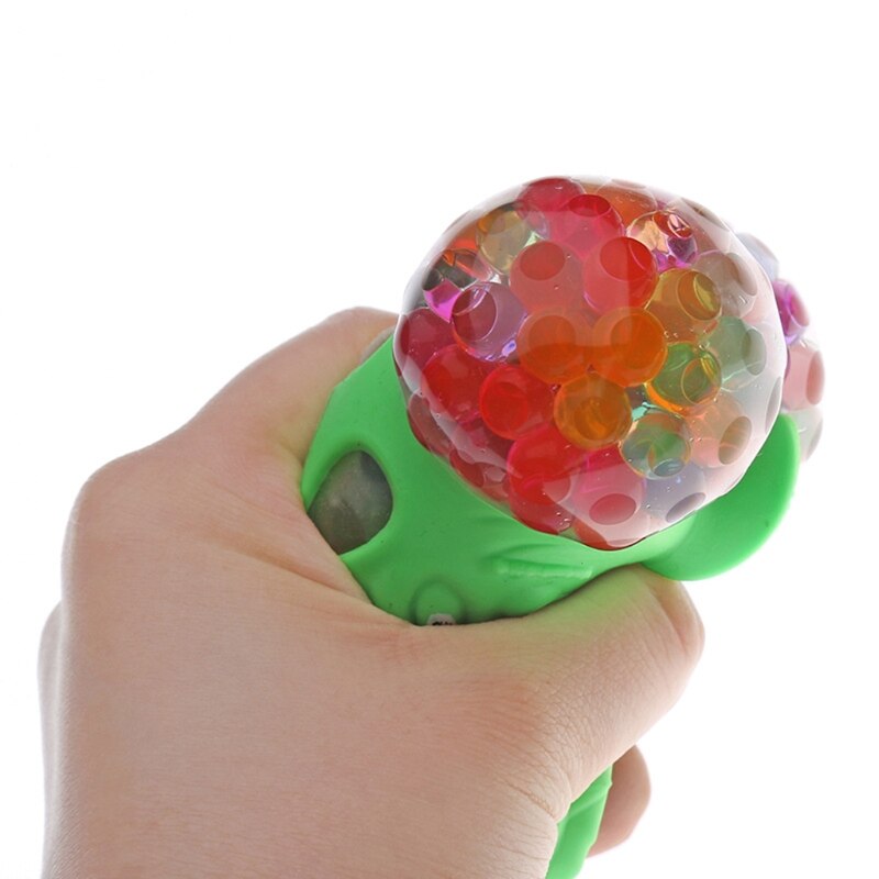 87HD Stress Relief Shark Grape Rubber Mesh Ball St... – Vicedeal