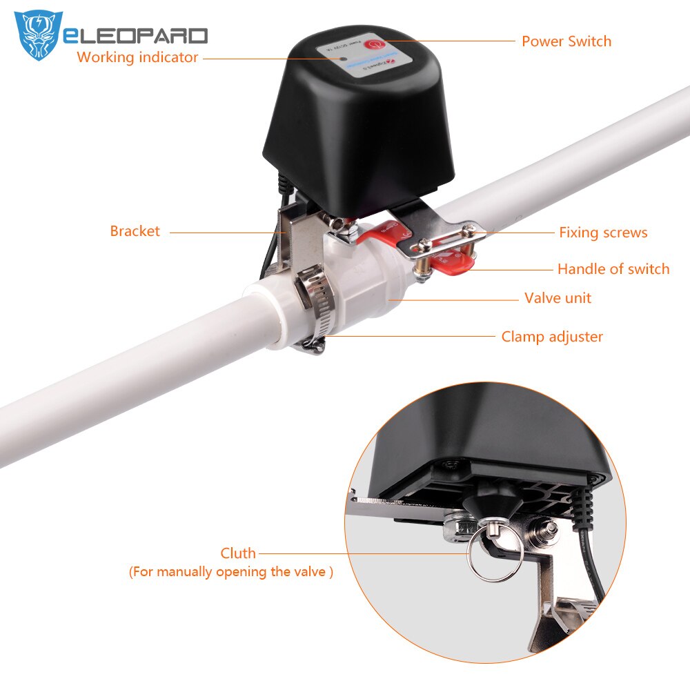 ELEOPARD Zigbee Smart Wireless Control Gas Water V... – Vicedeal