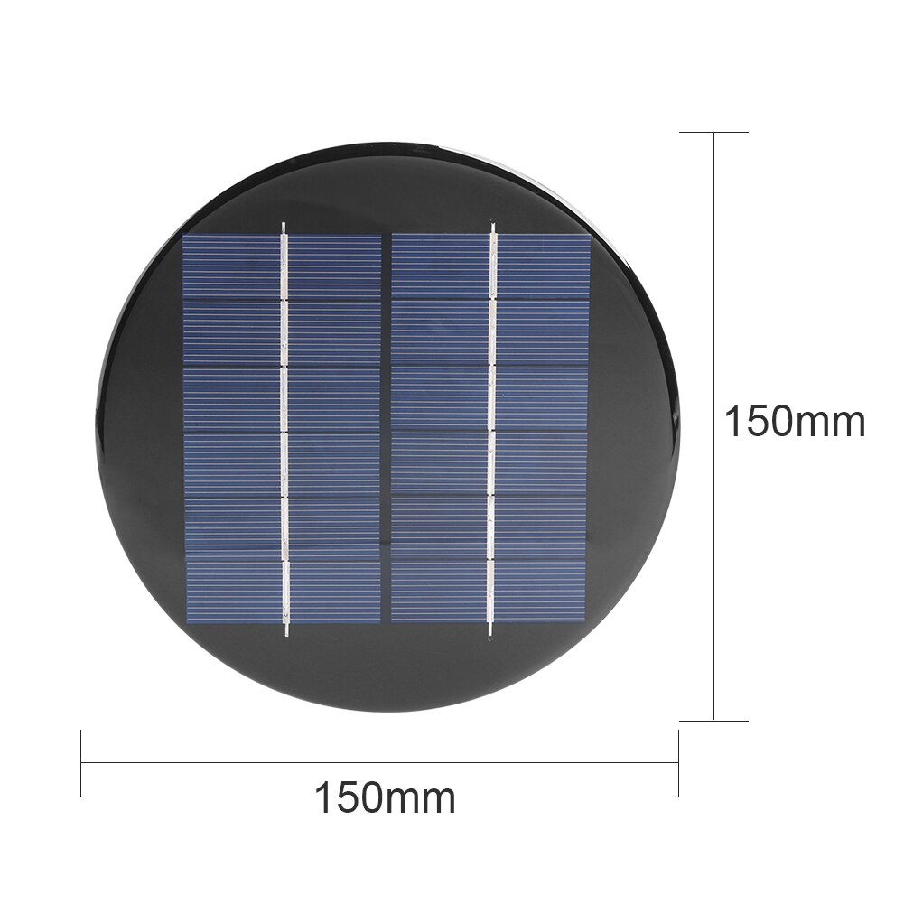 1/2Pcs Round Solar Pane Polycrystalline Silicon So... – Vicedeal