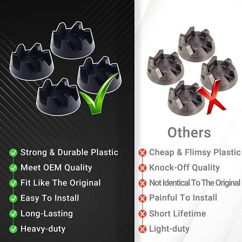 EAS-5Pcs 9704230 Blender Drive Coupling Replacemen... – Vicedeal