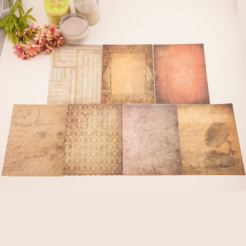 scrapbook DIY album ledger background paper decora... – Grandado