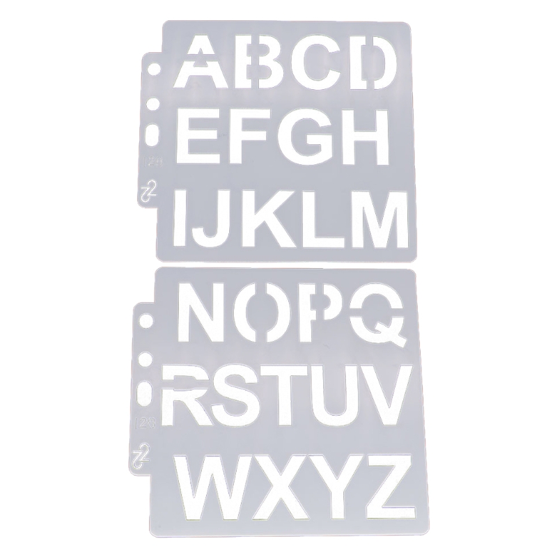 Letter and Number Stencils Reusable Plastic Letter... – Grandado