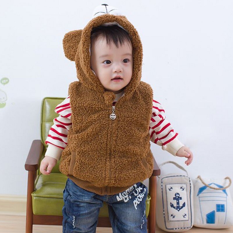 Baby Jacket Hooded Thickness Girls And Boys Newbor... – Grandado