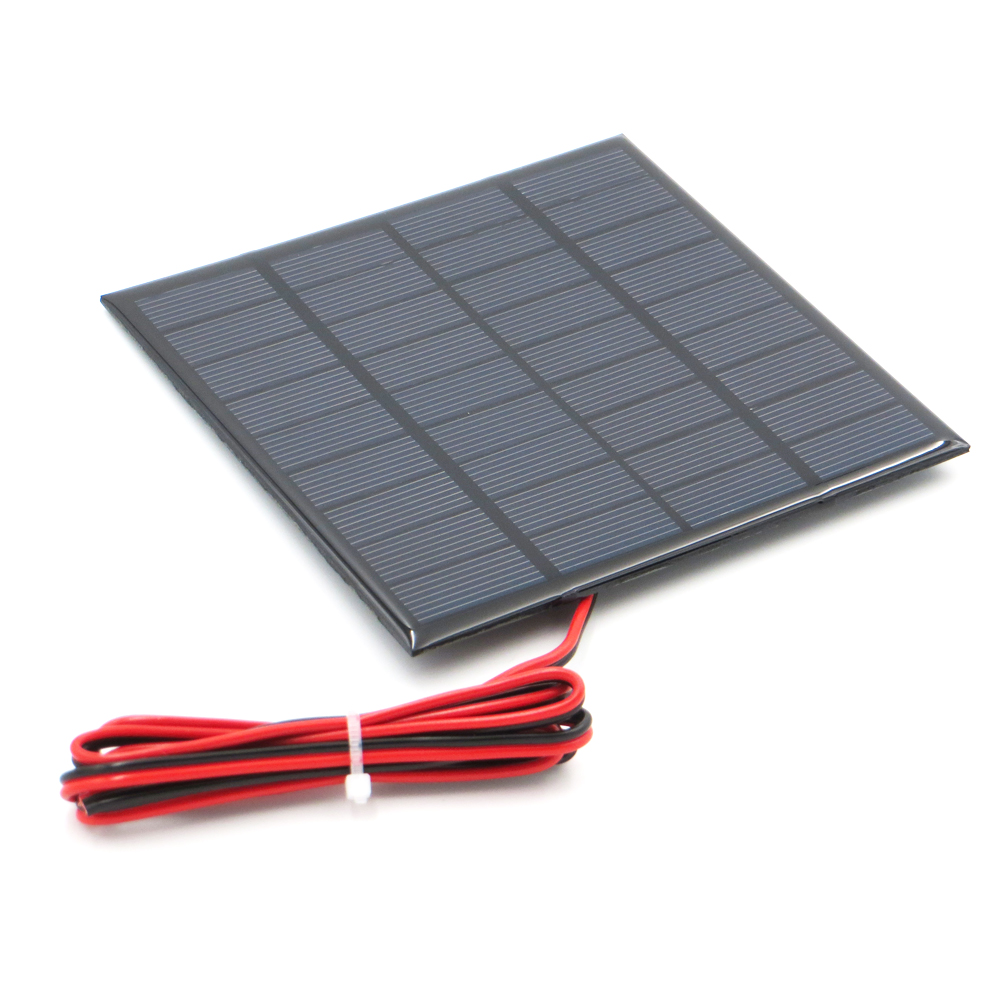 9V 2Watt with 100cm extend cable Solar Panel Polyc... – Grandado