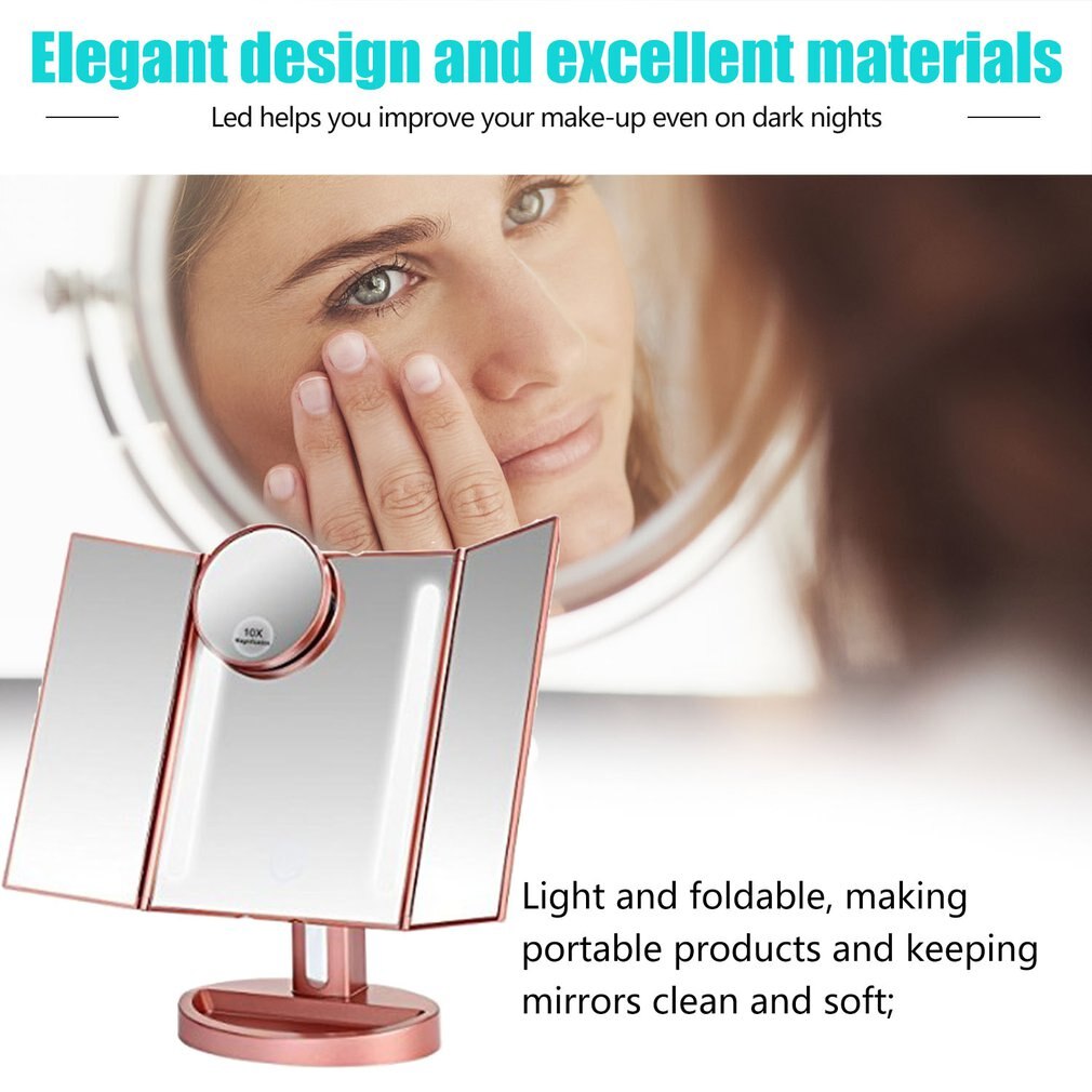 Led Makeup Mirror With Light Makeup Mirror Luminou... – Vicedeal