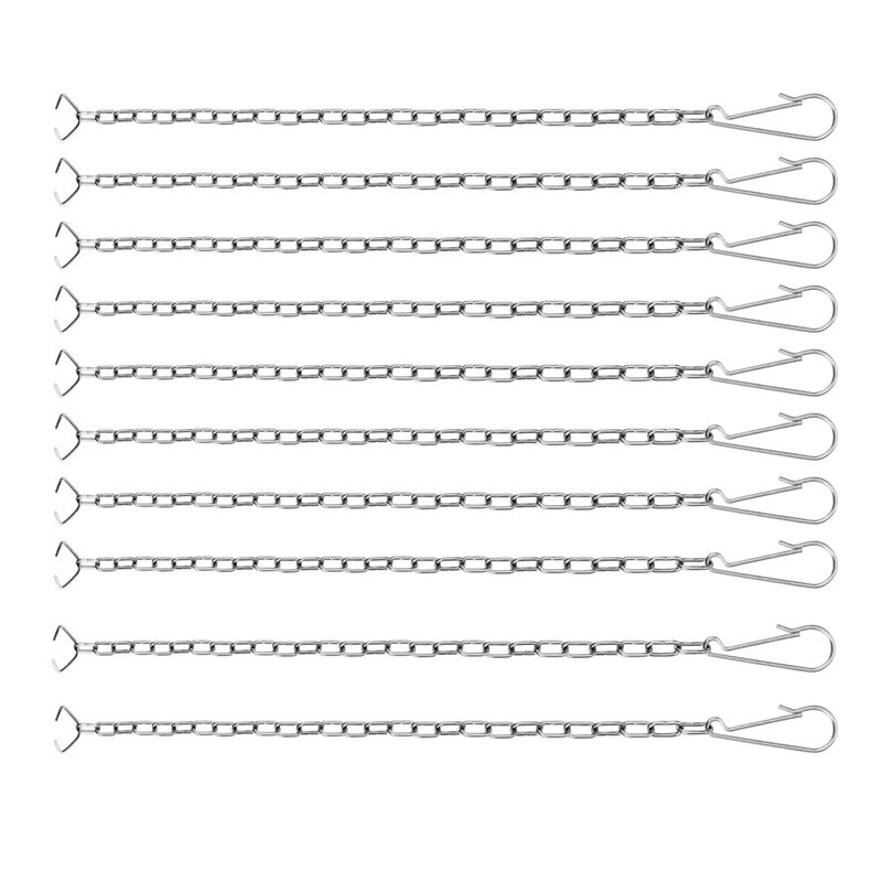 10 Stuks Wc Handvat Ketting Rvs Wc Flapper Lift Ke... – Vicedeal