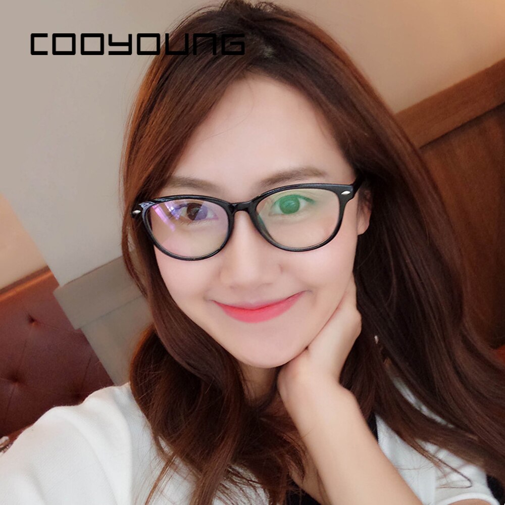 COOYOUNG Vintage Eyeglasses Frame Women Computer O... – Grandado