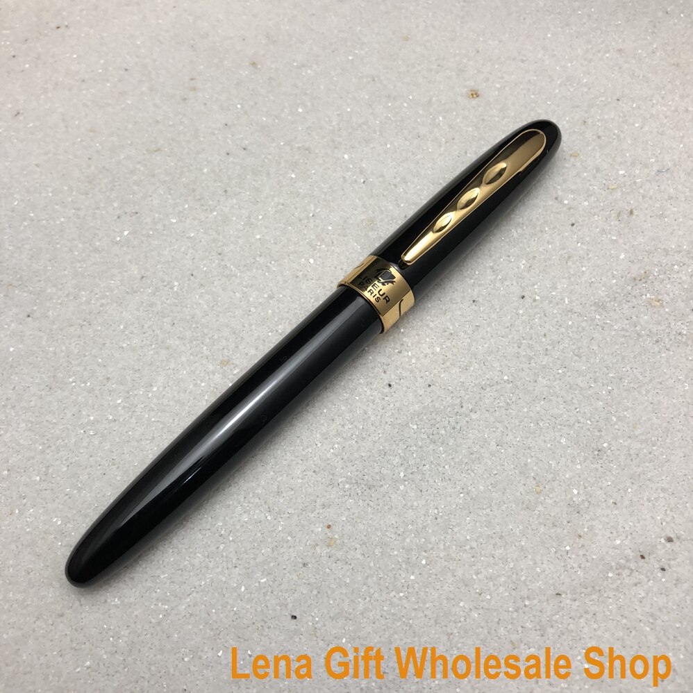 Hero Liseur 931 Fountain Pen Black and Gold CliP i... – Grandado