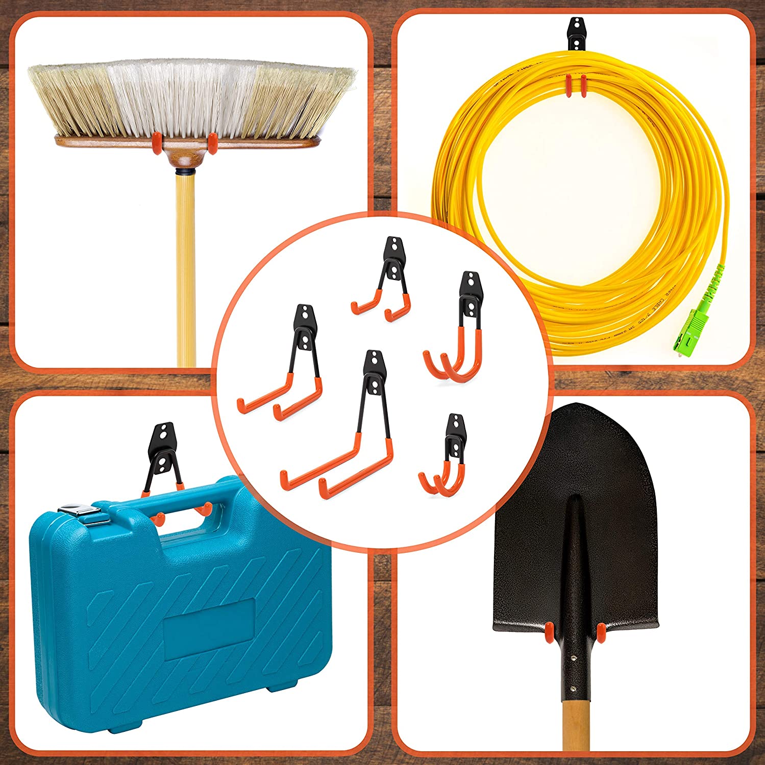 Garage Opslag Haken Heavy Duty - Garage Muur Haken... – Vicedeal