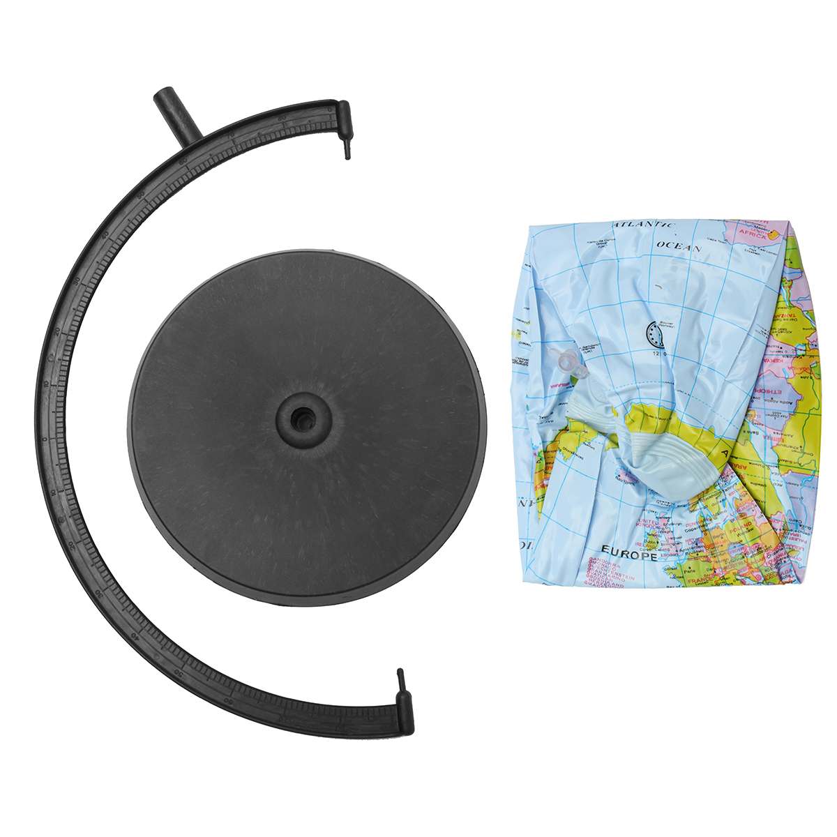 30cm Inflatable World Globe Earth Map with Stand K... – Grandado