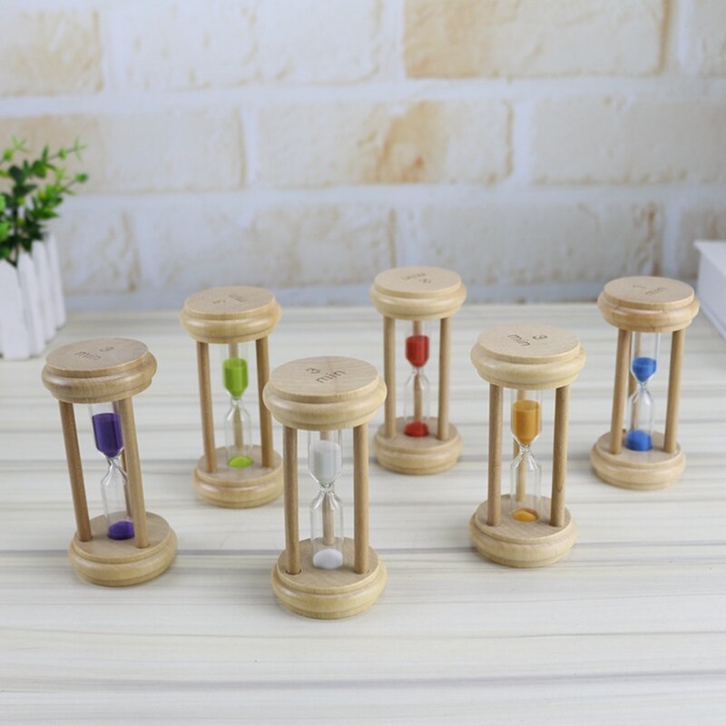 2pcs Wooden 1 2 3 Minute Timer Time Hourglass Home... – Grandado