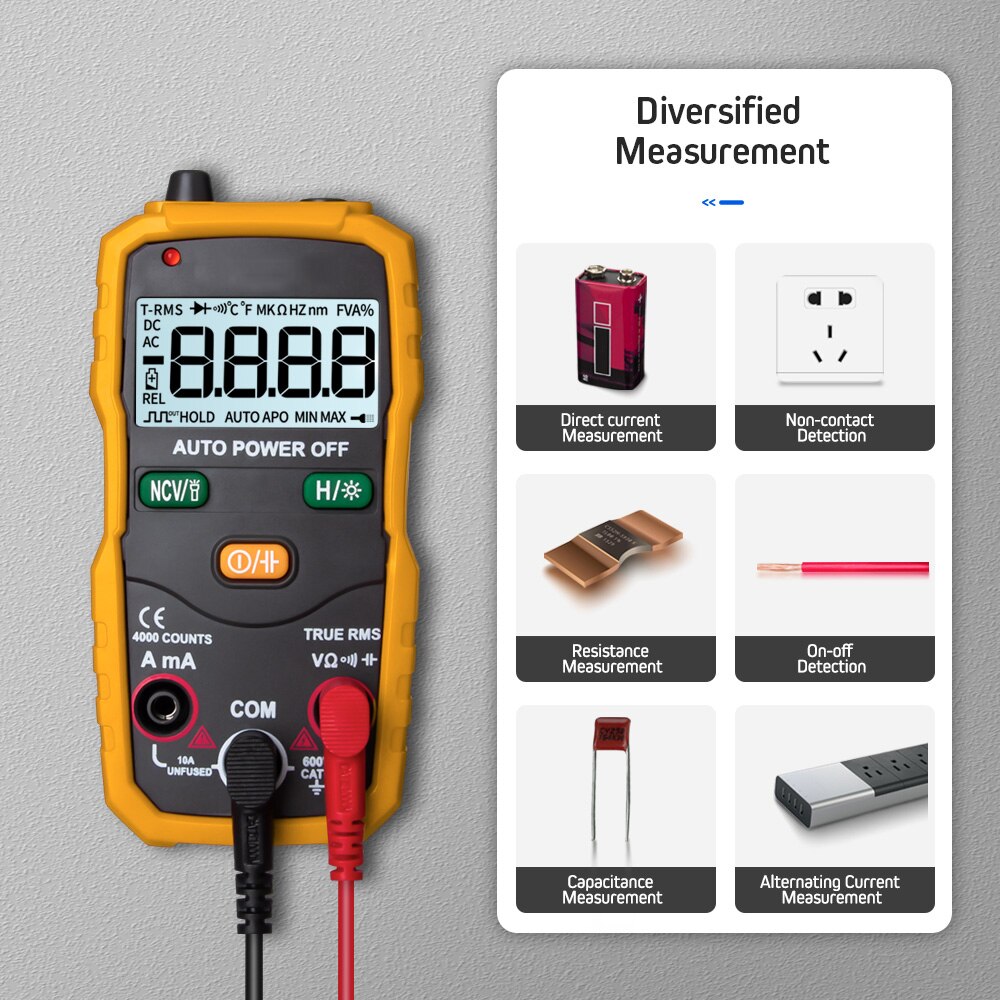 S1 Digitale Multimeter Tester Voltmeter Meten Stro... – Vicedeal
