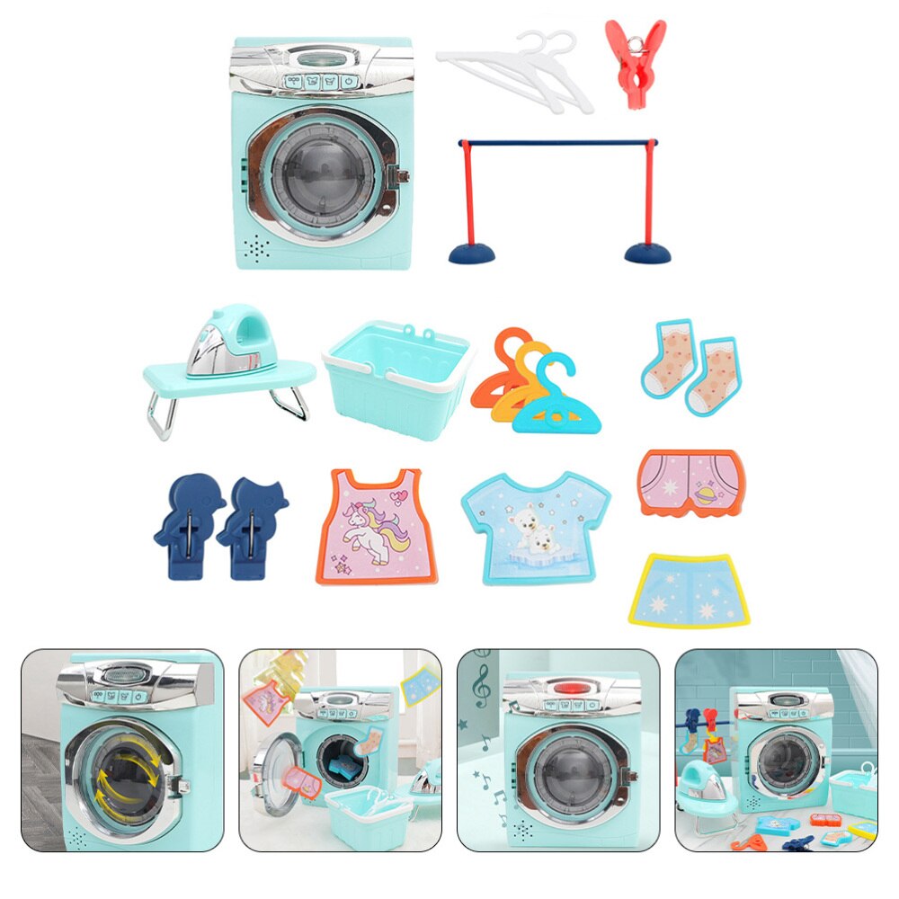 1 Set Simulation Play House Toy Electric Washing M... – Grandado