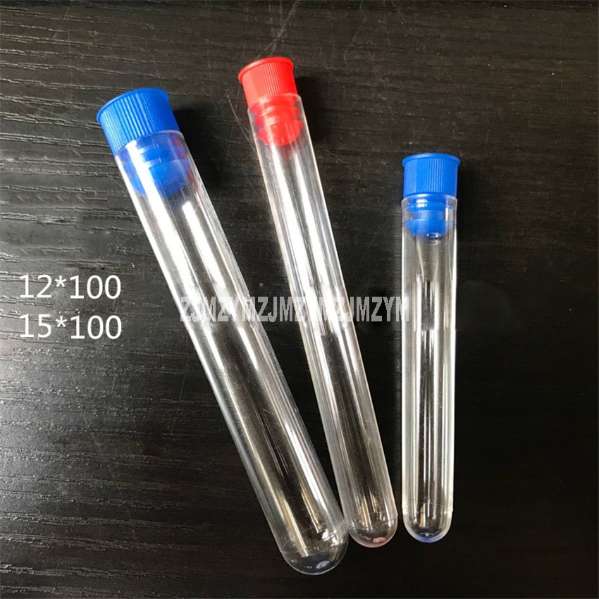 12x100/15x100 Disposable Test Tube Round Bottom Pl... – Grandado