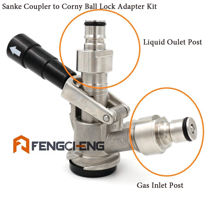 Cornelius Type Ball Lock Post for Keg Coupler Kit ... – Grandado