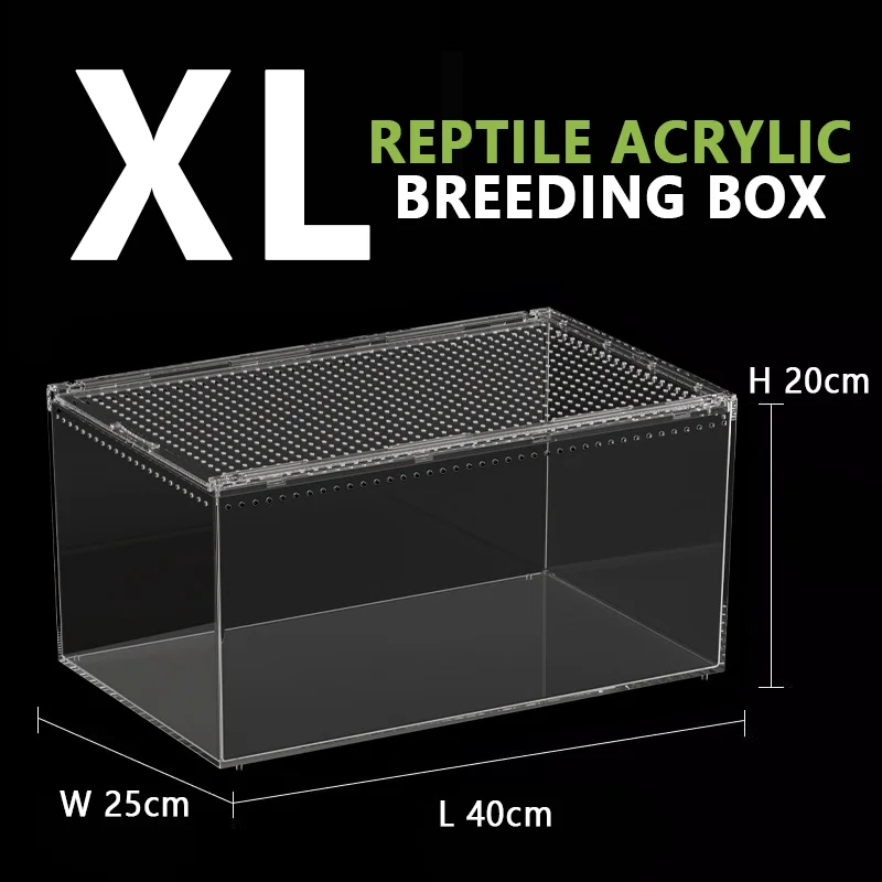 Reptile Transparent Breeding Box Acrylic Breathabl... – Grandado