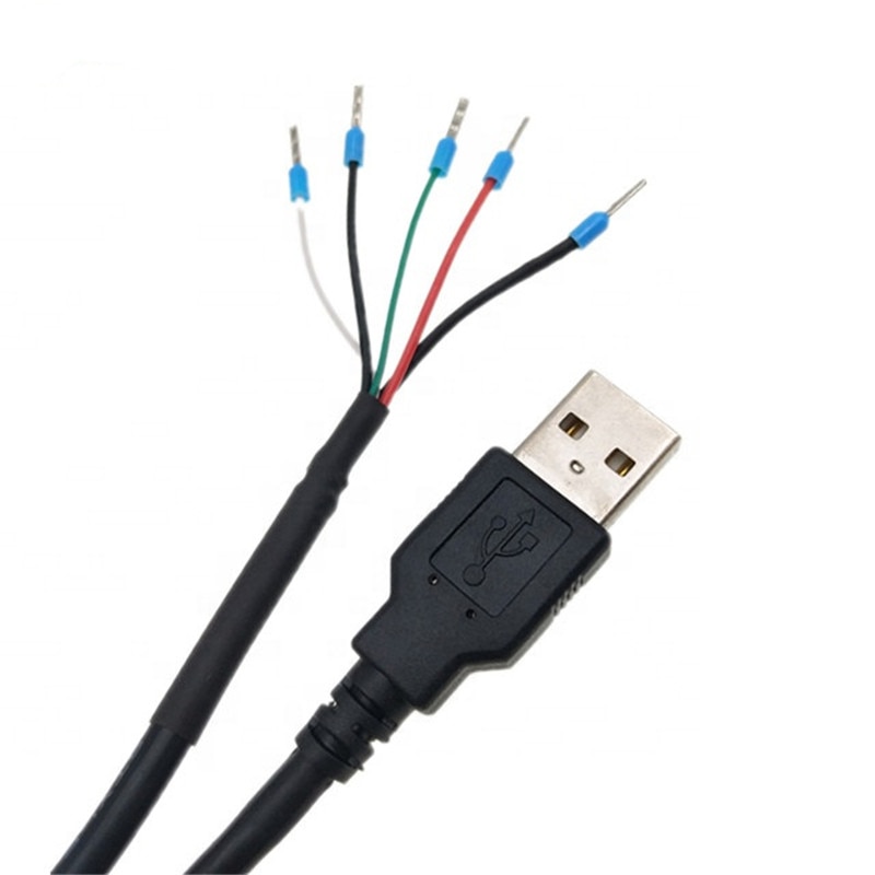 2854-30 awg skærmet usb han kabel pigtail 0.3m usb... – Grandado