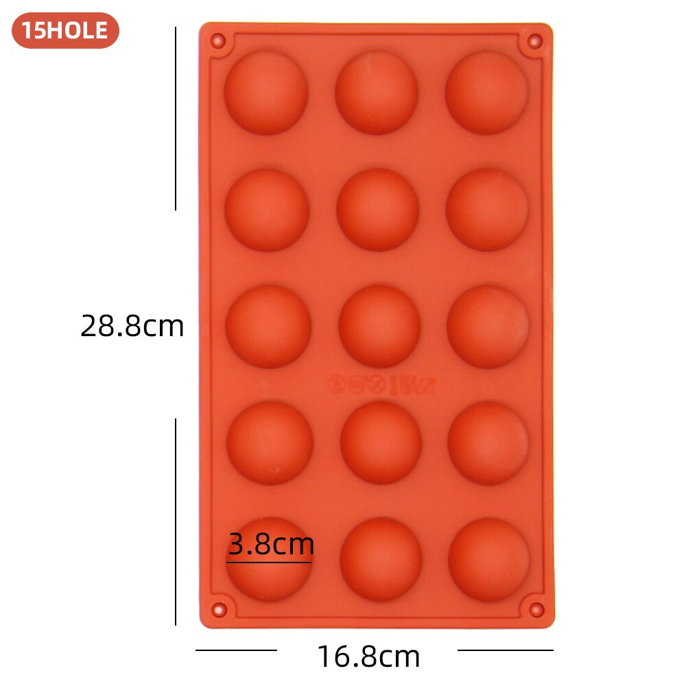 4 Size Half Ball Shape Silicone Mold Voor Bakken B... – Vicedeal