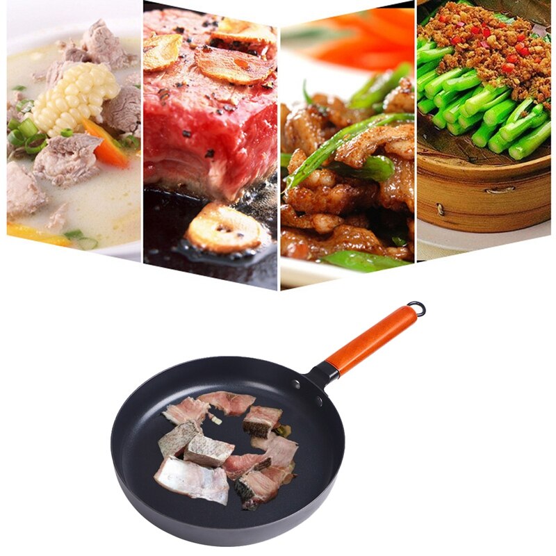 26cm støbejern slip-let stegepande kogepande mini ... – Grandado