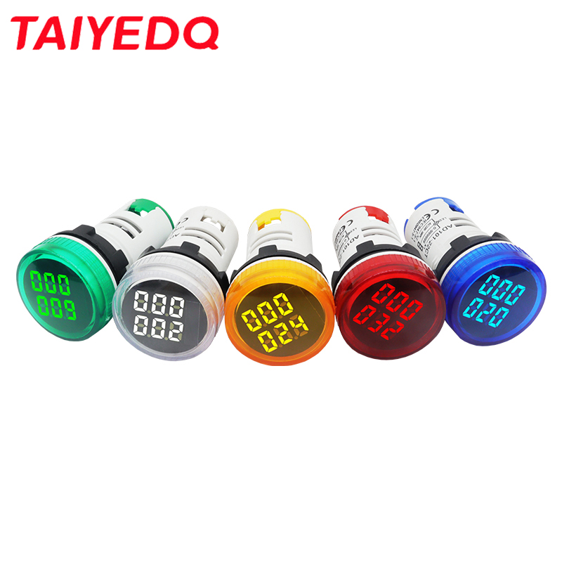 Mini LED Round Digital Counter Meter 22mm 6 Digita... – Grandado