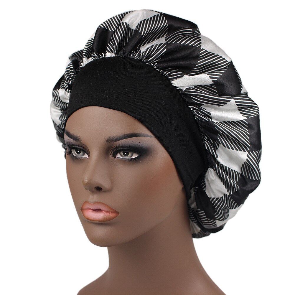 Extra Large Satin Bonnet Women Big Size Beauty Pri... – Vicedeal