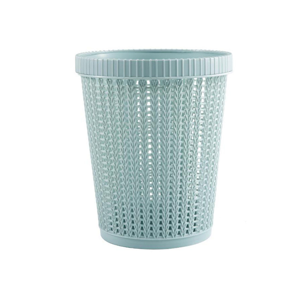 Rattan Styled Trash Can With Self-Replacing Garbag... – Vicedeal