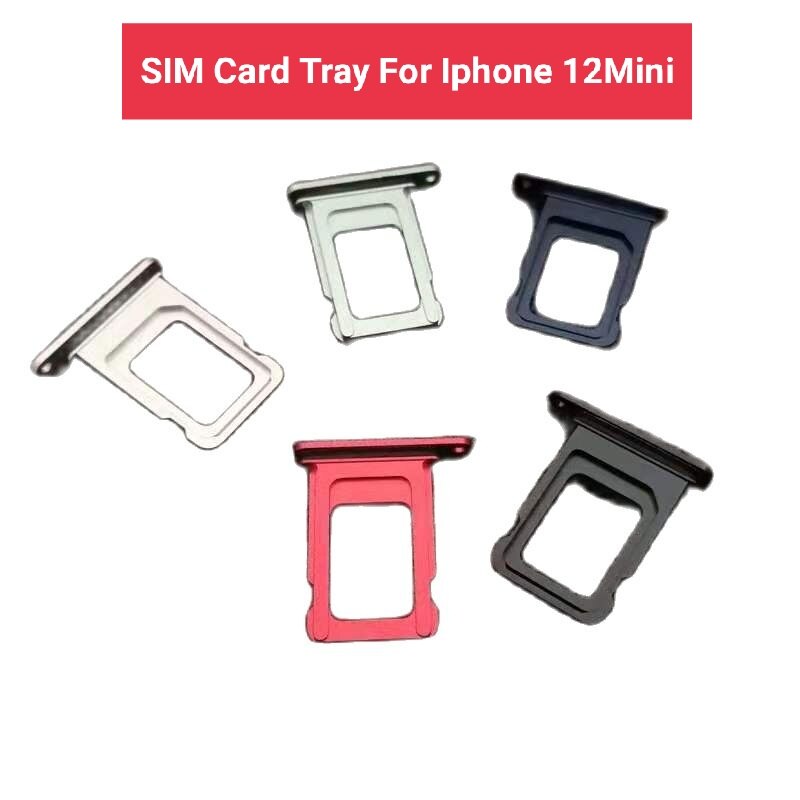 Single Sim Card Tray For iPhone 12Mini Black White... – Vicedeal