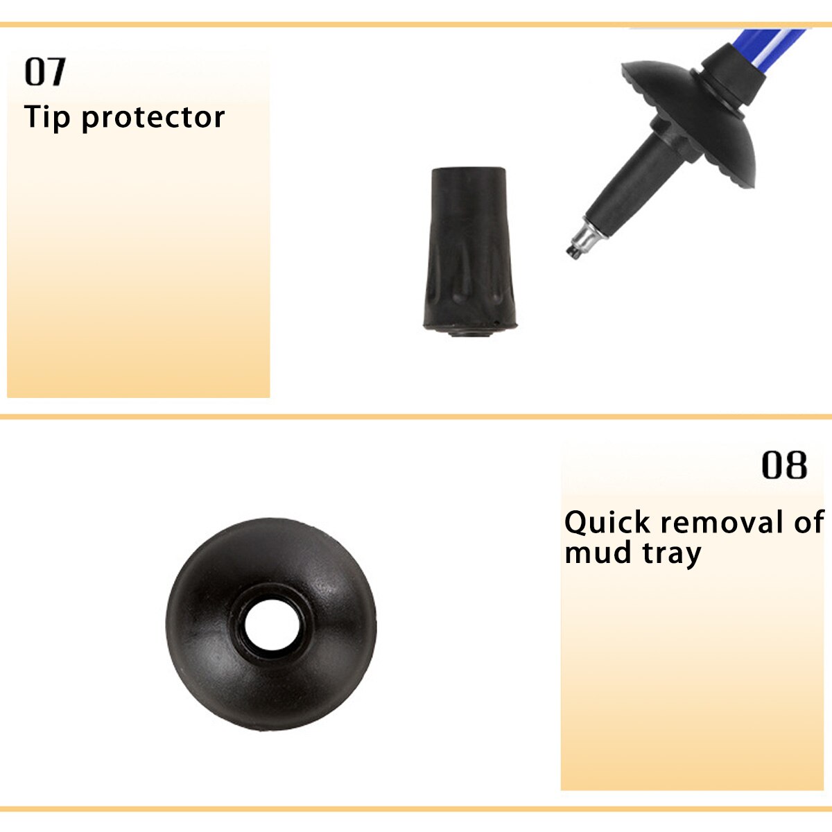 T-handle Walking Stick Telescopic Baton Hiking Tre... – Grandado