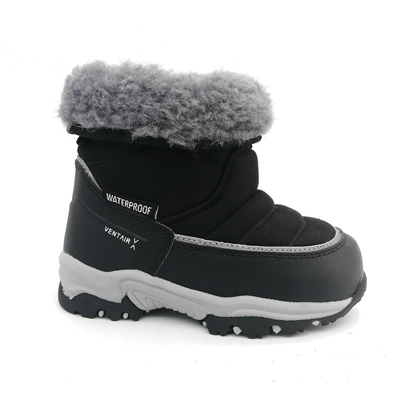 1pair Waterproof Snow Boots Winter Warm Leather Sk... – Grandado