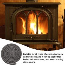 Black Stove/Fire Rope Wood Burning Stove 9mm 3mete... – Grandado