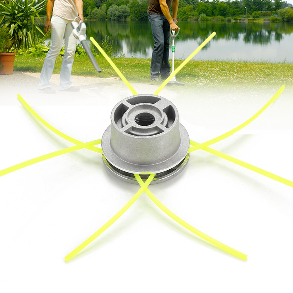 4 Mowing Lines Grass Trimmer Head Aluminum Alloy G... – Vicedeal
