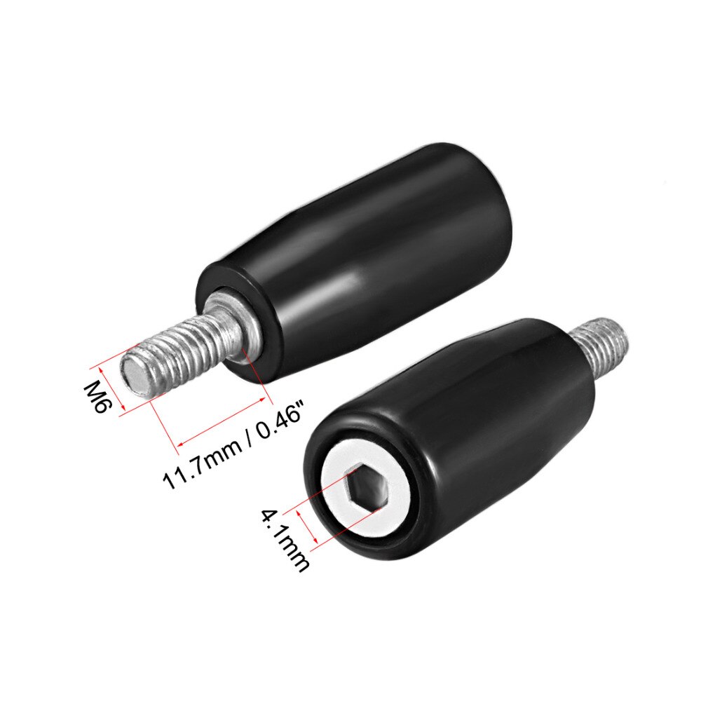 Uxcell 3Pcs M6 Male Threaded Stem 4mm Hex Revolvin... – Vicedeal