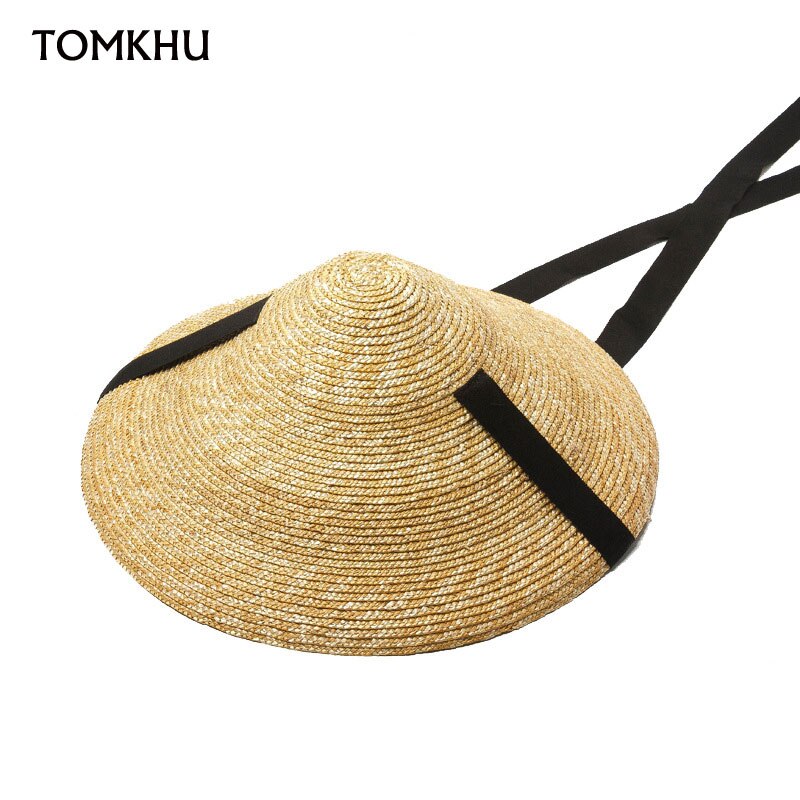 TOMKHU Sun Hat Women Conical Straw Hat Summer Wide... – Grandado