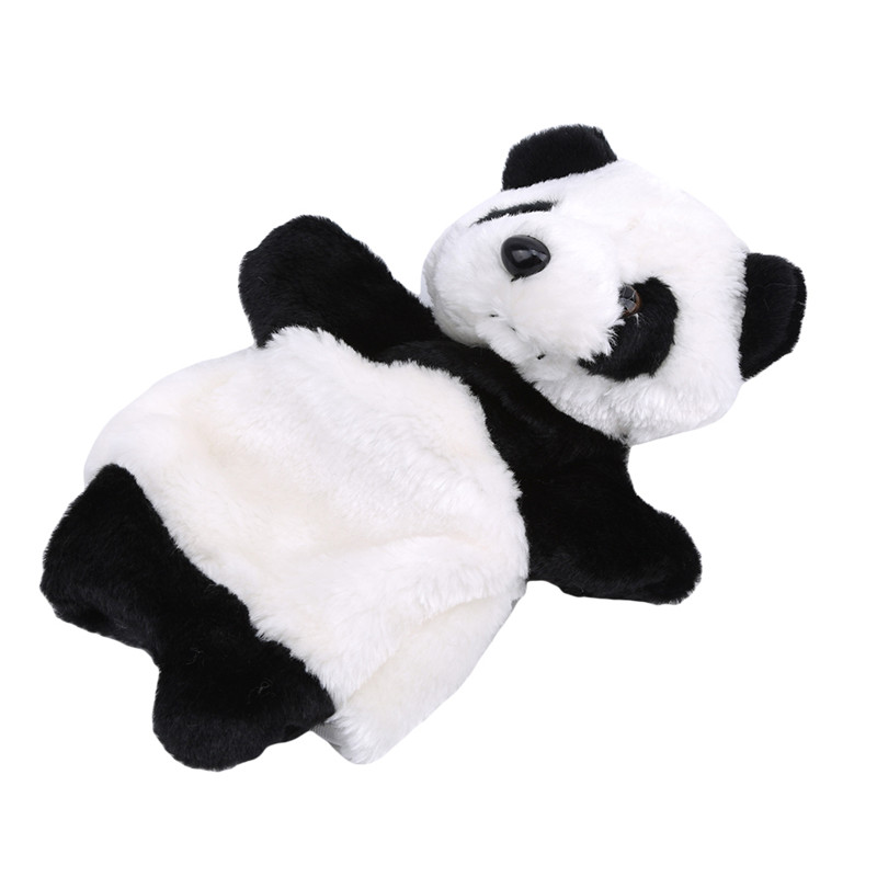 Animal Panda Hand Puppet Baby Kids Plush Doll Educ... – Grandado