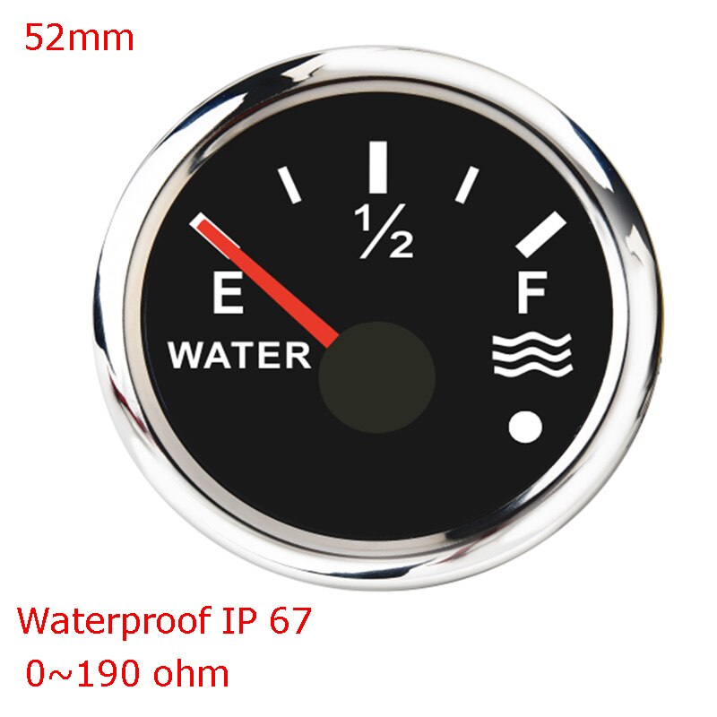 0-190ohm Auto Marine Water Level Gauge 52mm Boat W... – Vicedeal