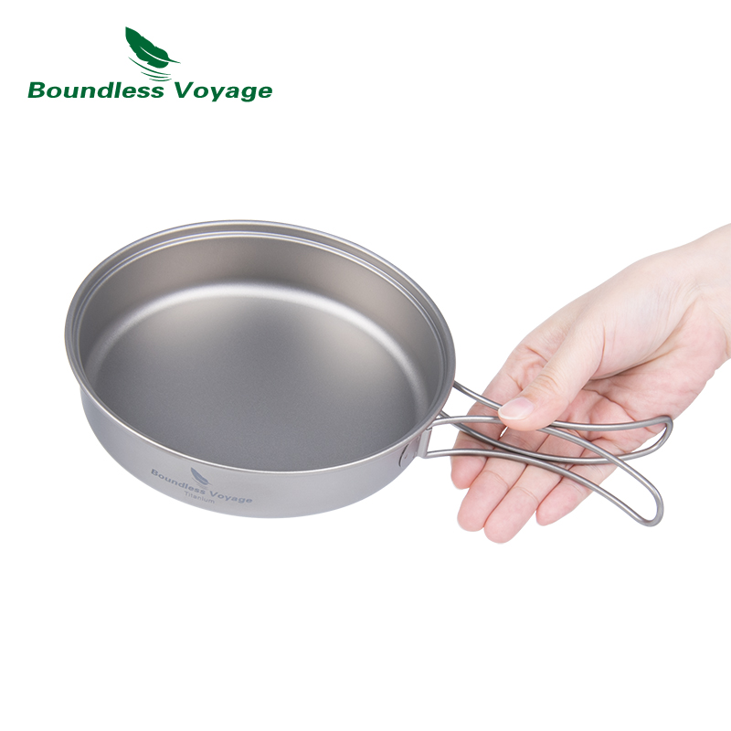 Boundless Voyage Outdoor Titanium Pot Pan Set with... – Grandado