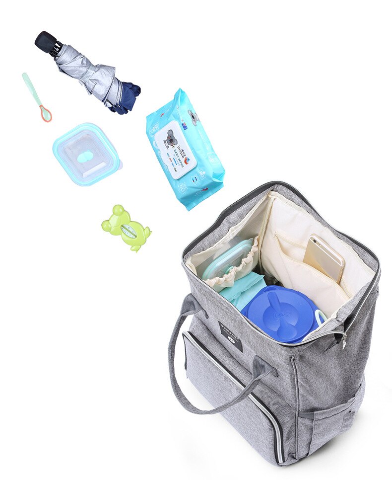 Multi-Function Nappy Backpack Bag Mummy Large Capa... – Grandado