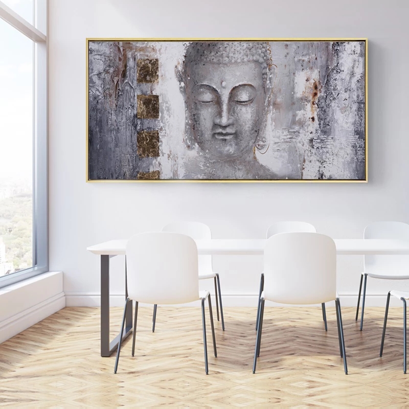 Large Size Buddha Modern Art Poster and Print Canv... – Grandado