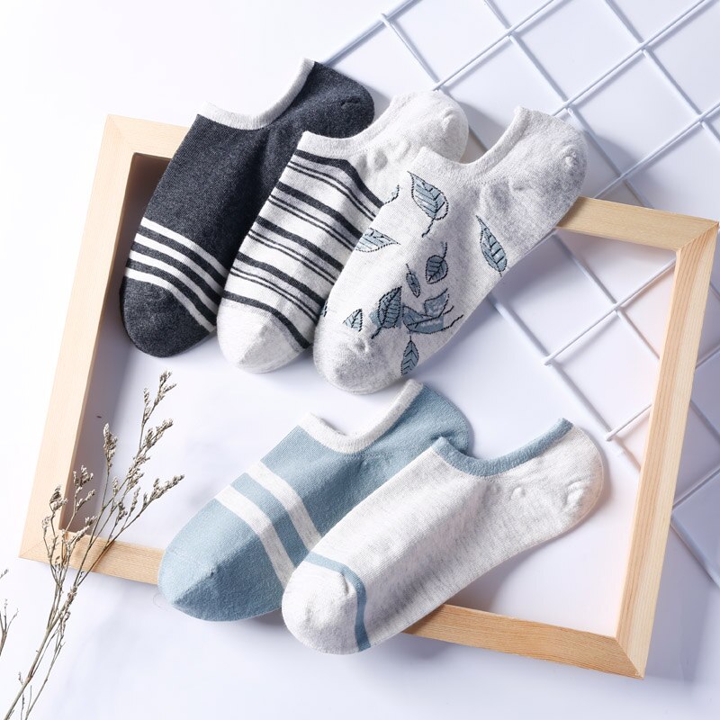 5 pairs/lot Women Socks Casual Spring Summer Ankle... – Grandado