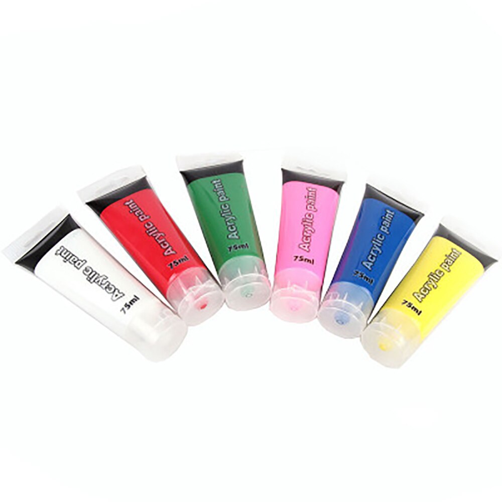 Acrylic Paint 6 Colors Refills Art Painting Wall P... – Grandado