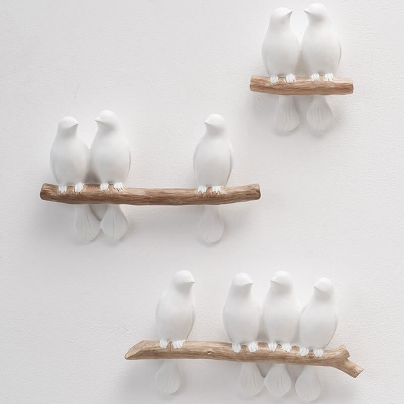 ART BIRD WALL DECORATION BIRD IN TREE BRANCH BRIEF... – Grandado