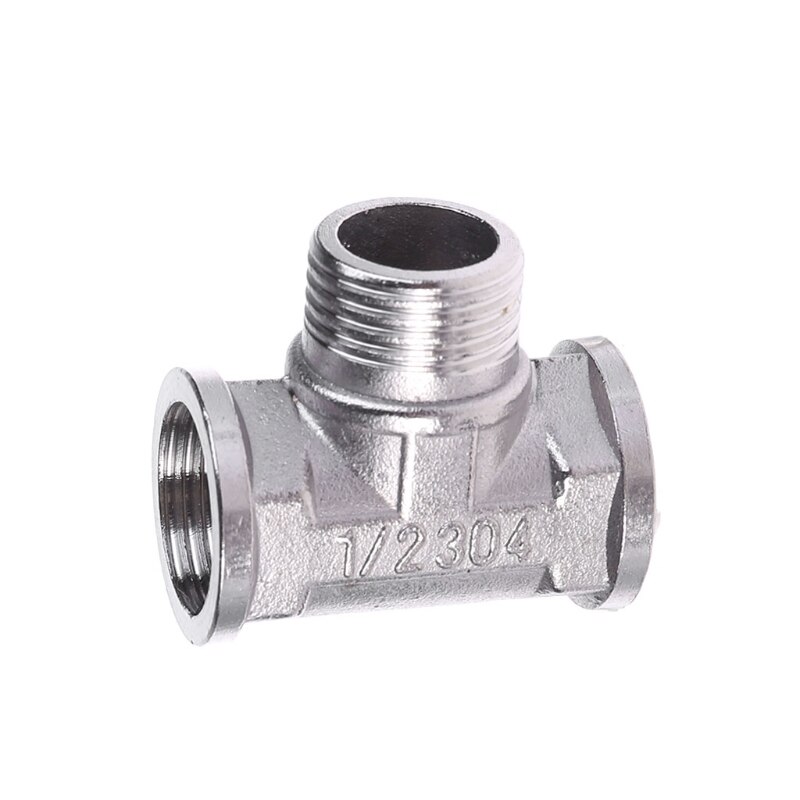 G1/2\" Tee 3 Way Plumping Pipe Fittings Stainless ... – Vicedeal