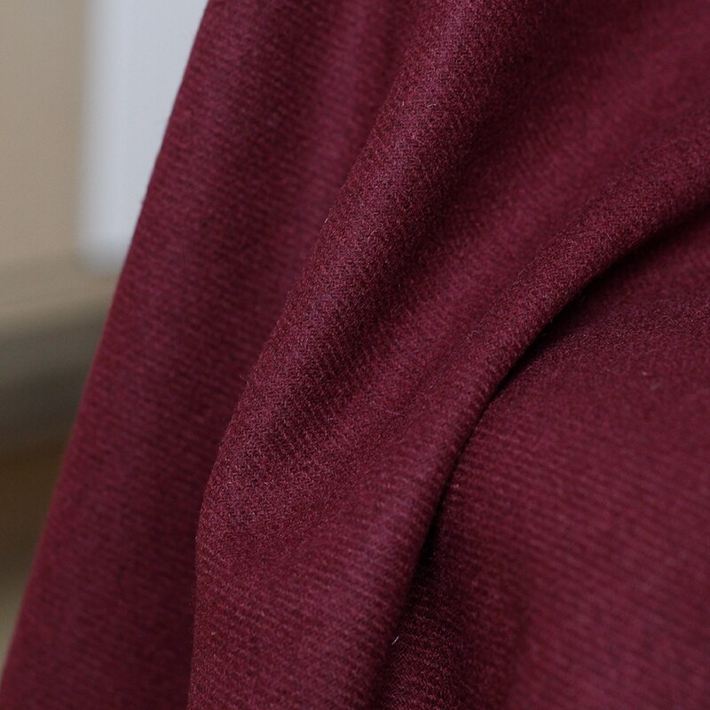 The Cloth 380g/m Weight Worsted Flannel Wool Fabri... – Grandado