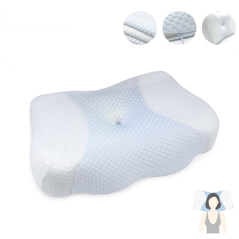 Memory Foam Pillow for Sleep Soothing Cervical Slo... – Grandado