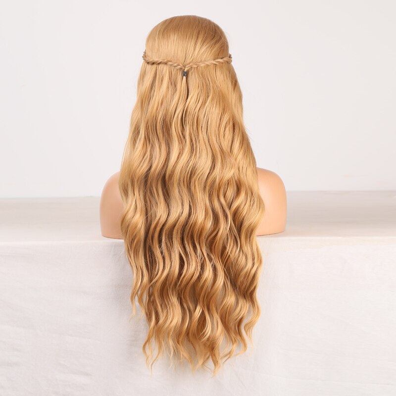 RONGDUOYI High Temperature Fiber Hair Wig Long Wav... – Grandado
