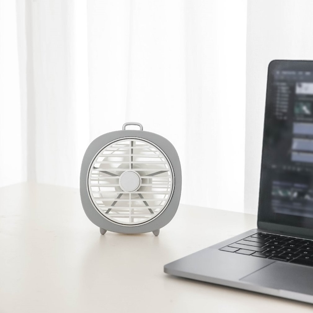 Portable Mini Night Light Electric Fan Retro Deskt... – Grandado