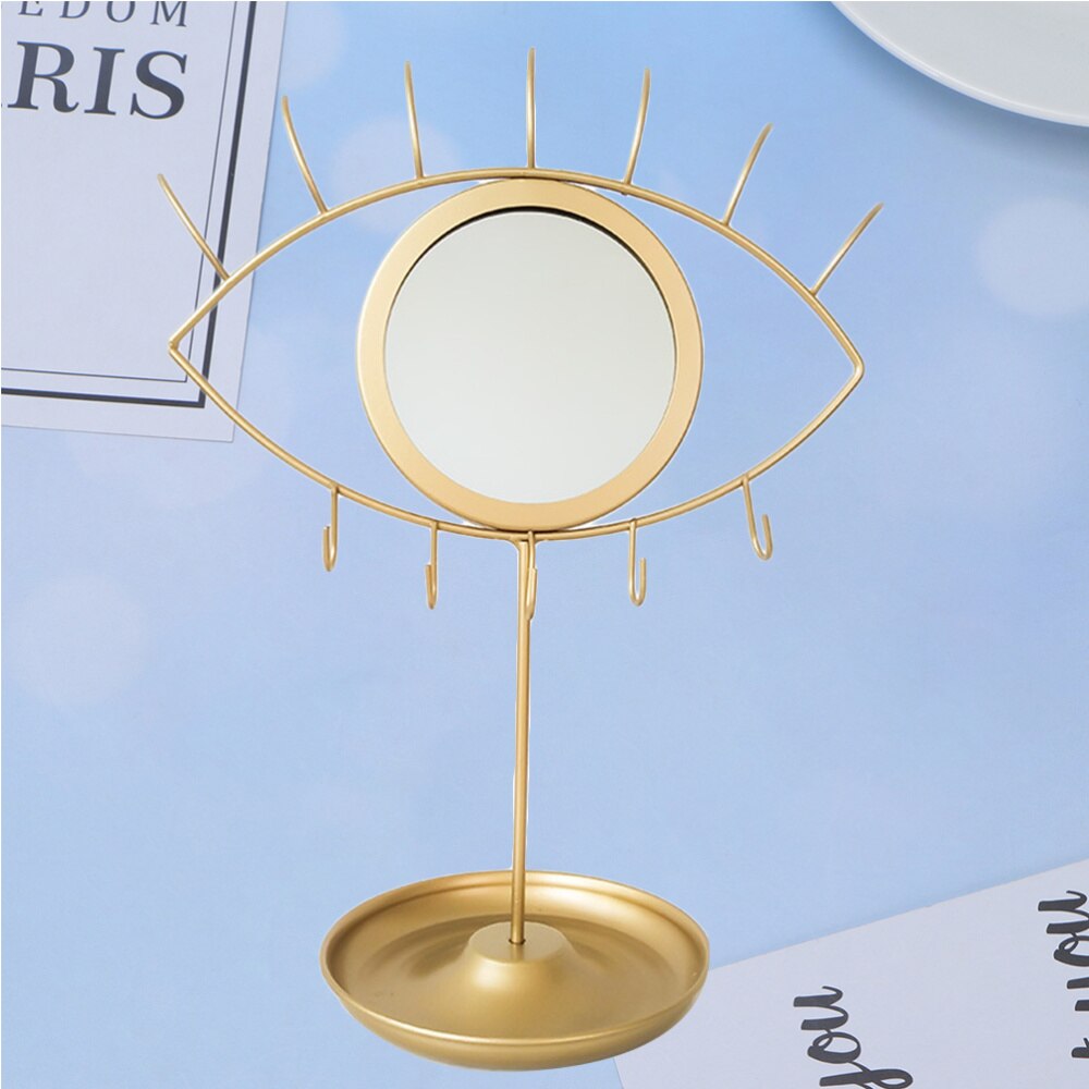 Eye Shaped Iron Art Desk Makeup Mirror Girls Bedro... – Vicedeal