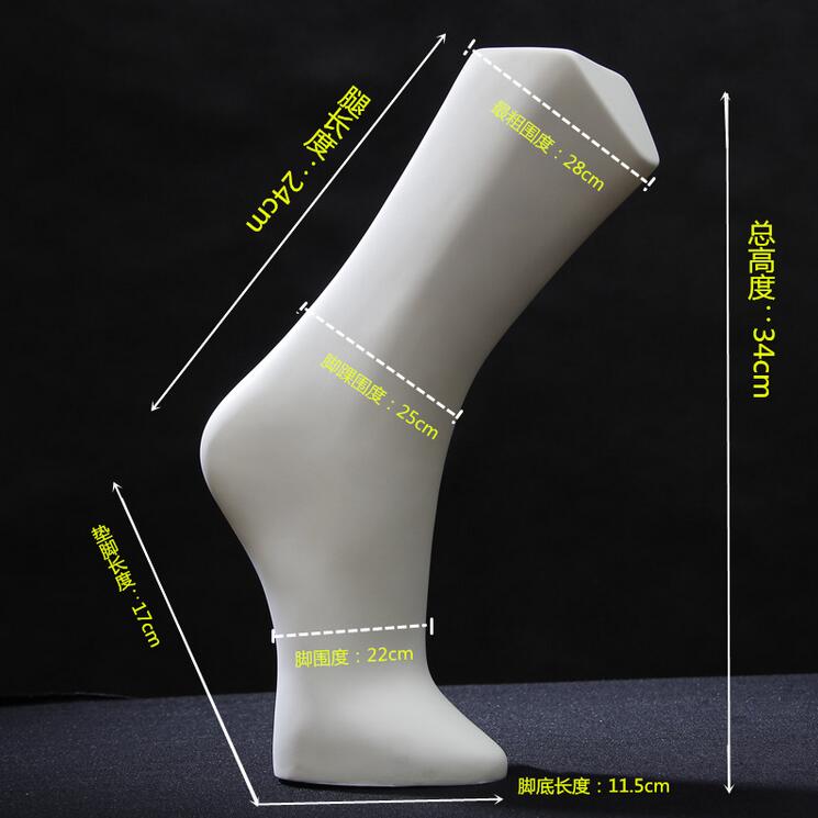 34cm 3colour box Glossy Male leg mannequin foot ma... – Grandado